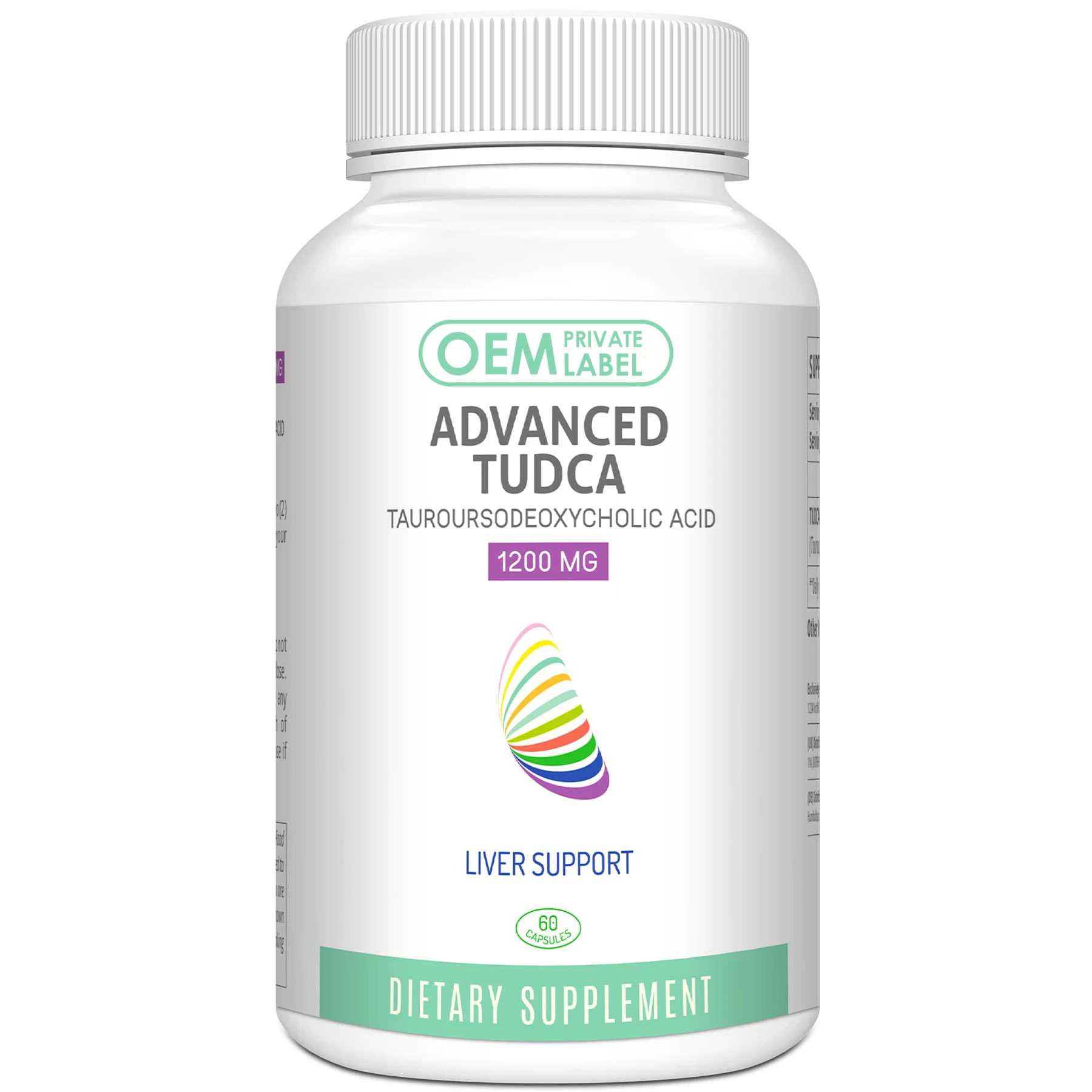 Private Label Tauroursodeoxycholic Acid Tudca Capsules Bile Salts For ...