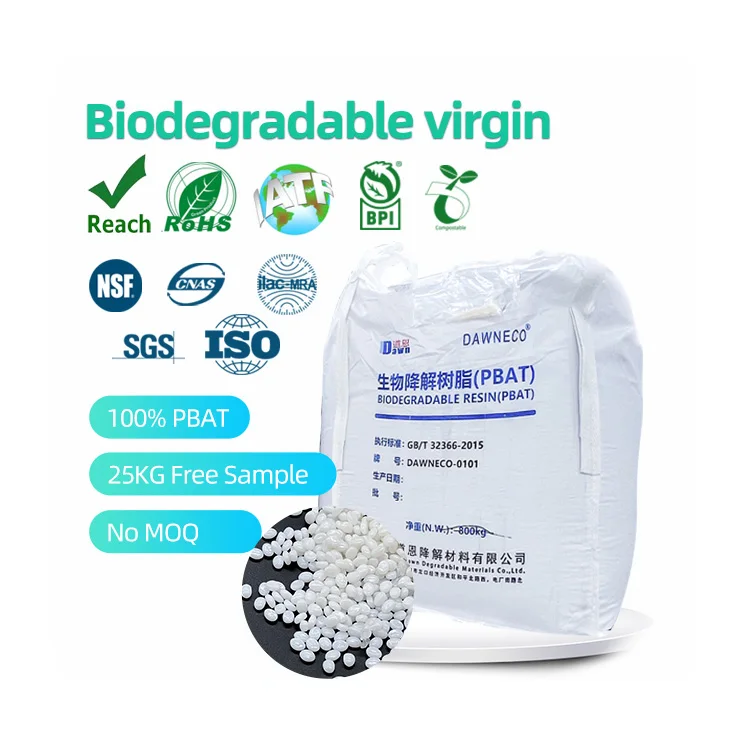 Alibaba.com: China PLA PBAT raw material, biodegradable PBAT granules for bags and film, virgin ...