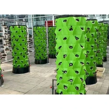 Hydroponic Greenhouse Indoor Plant Vertical Tower Growing Systems ...