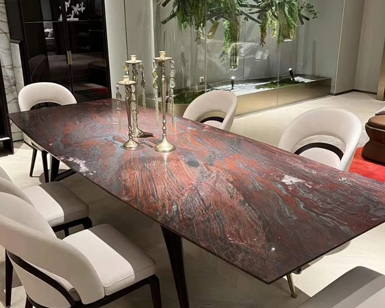 Veneer Stone Granite Tile Iron Red Granite Slabs for Kitchen Countertop ...