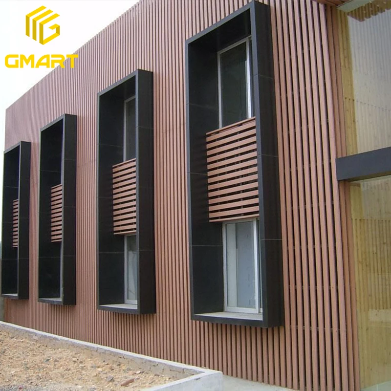 Modern Materials of Pared Wall Cladding Fence 3 D Fluted Carving Water ...