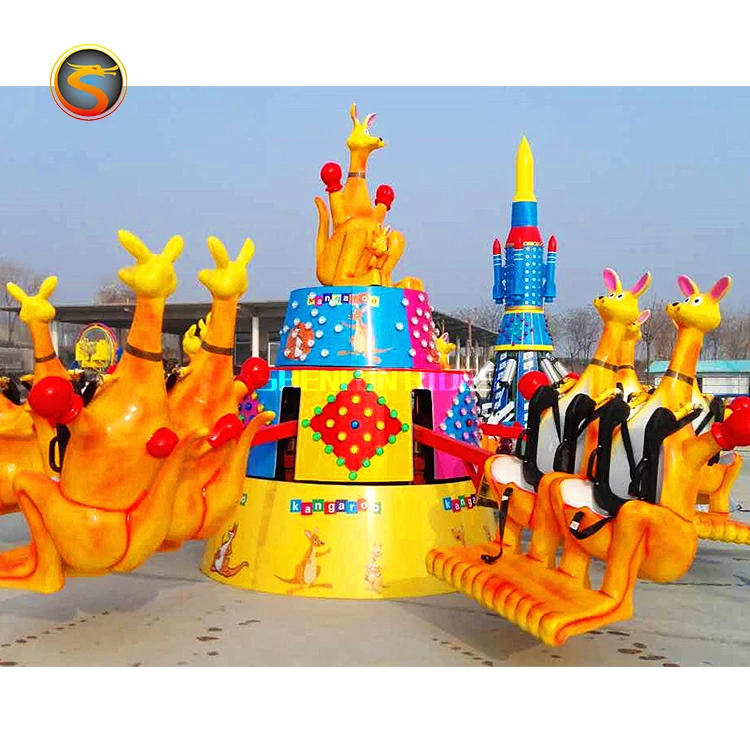Zhengzhou Shenlong Amusement Rides Theme Park Machine Kangaroo Jumping ...
