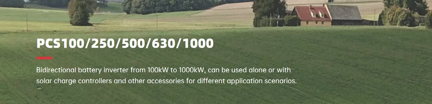 1MW 1000kW Hybrid Solar Inverter PCS1000 - Bi-Directional Battery ...