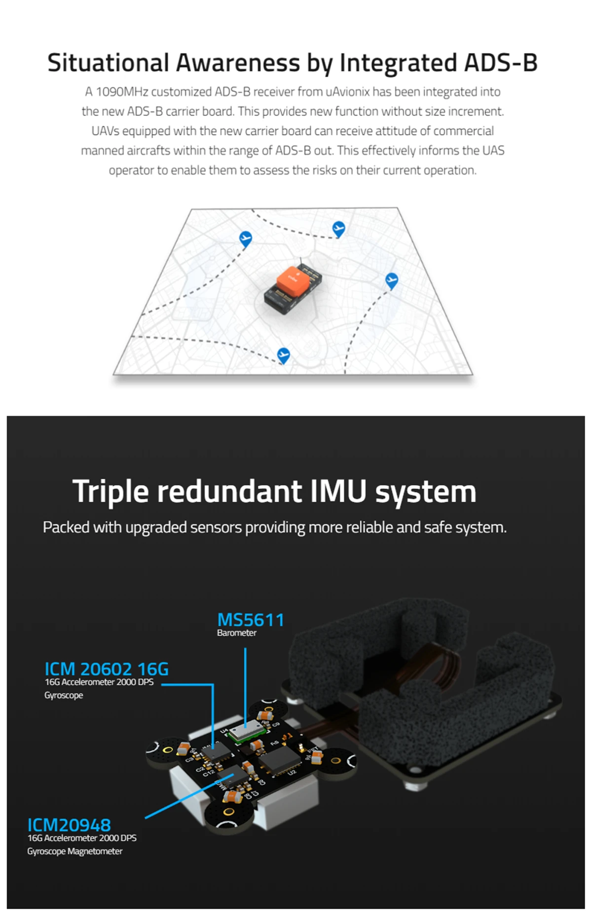 Pixhawk 2.1 PX4 Flight Controller - Precision Autopilot