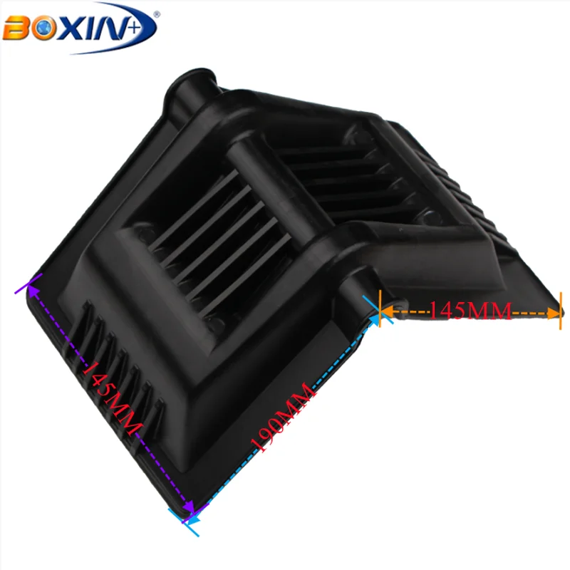 Black Heavy Duty Plastic Edge Corner Protectors For Tie Down Straps ...
