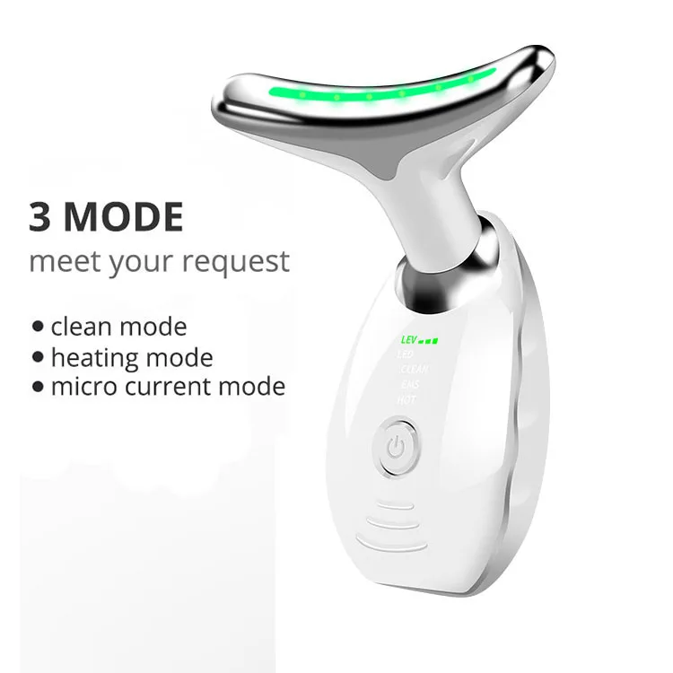 Home Use Anti-aging Face & Neck Lifting Massager Ems Face Massager Skin ...