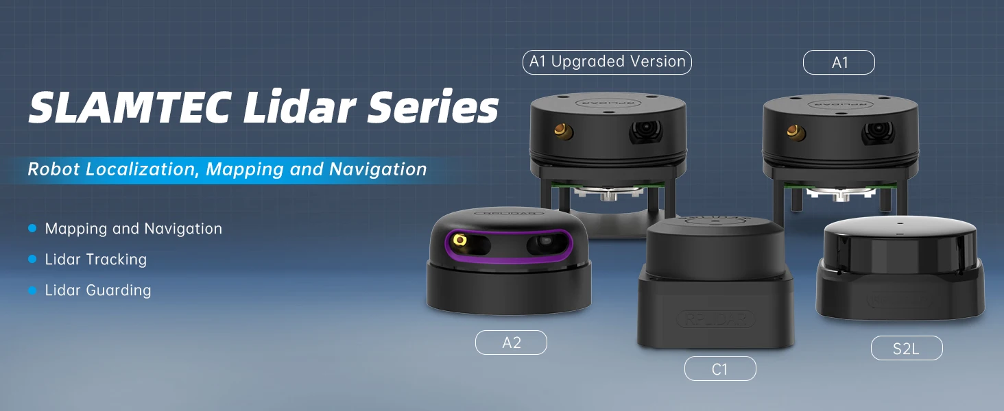 SLAMTEC RPLIDAR Lidar C1 A1 A2M12 S2L SLAM Triangulation Ranging Support Mapping Navigation for ...