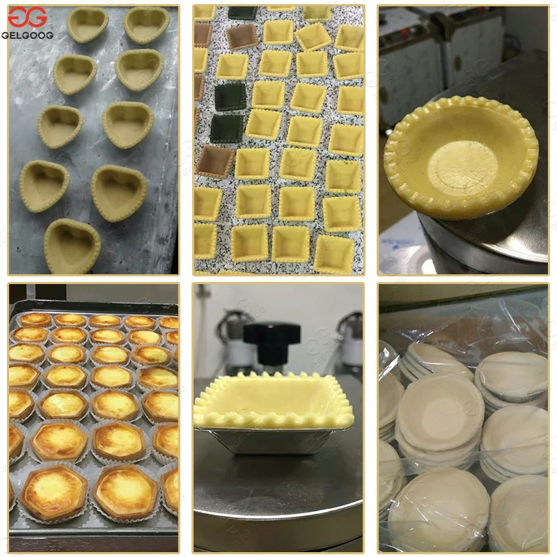 Easy To Operate Automated Tartlet Pie Egg Tart Shell Press Machine With ...