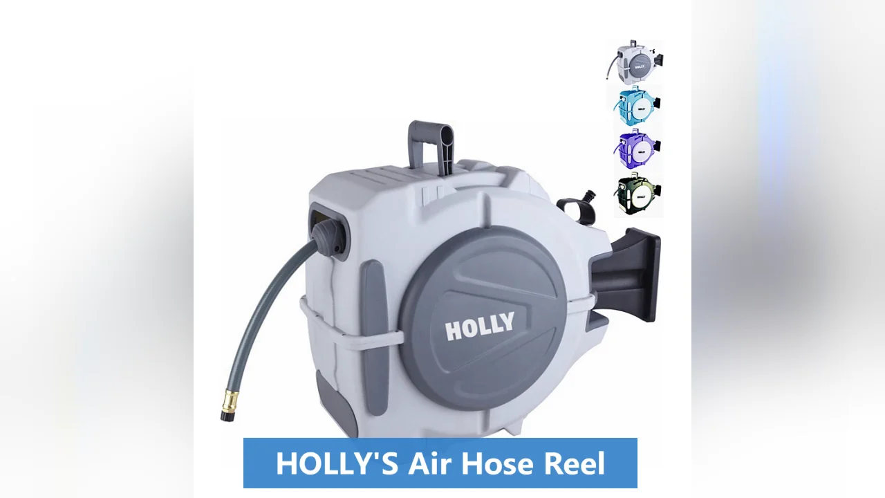Automatic Rewind Retractable Extension Compress Air Hose Reel Car ...