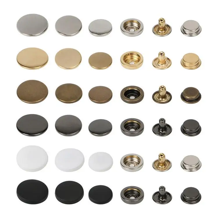 Heavy Duty Metal Popper Brass Snap Fastener Buttons for Clothing ...