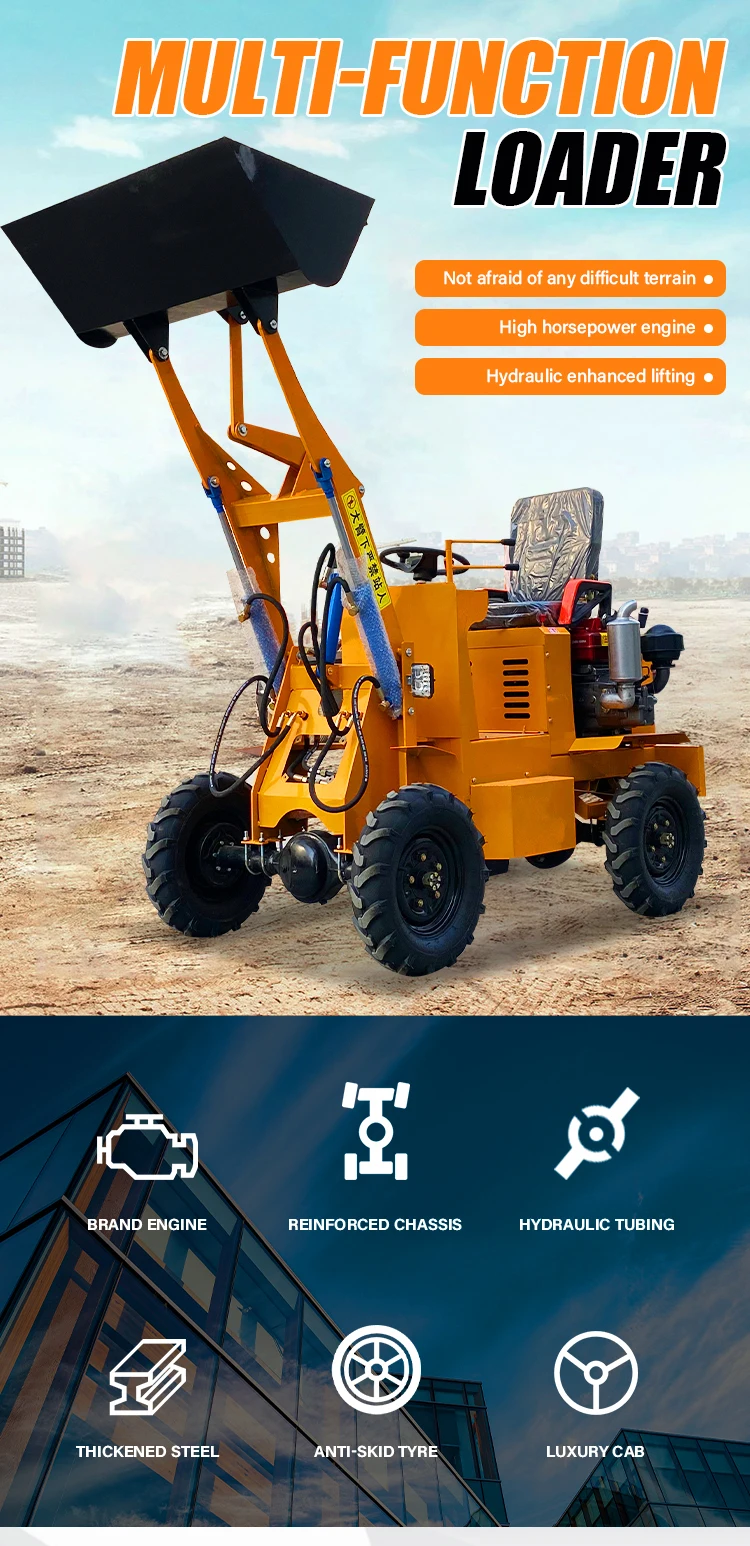 Free Shipping!high Efficiency Self Loading Small Loader Electric Wheel ...