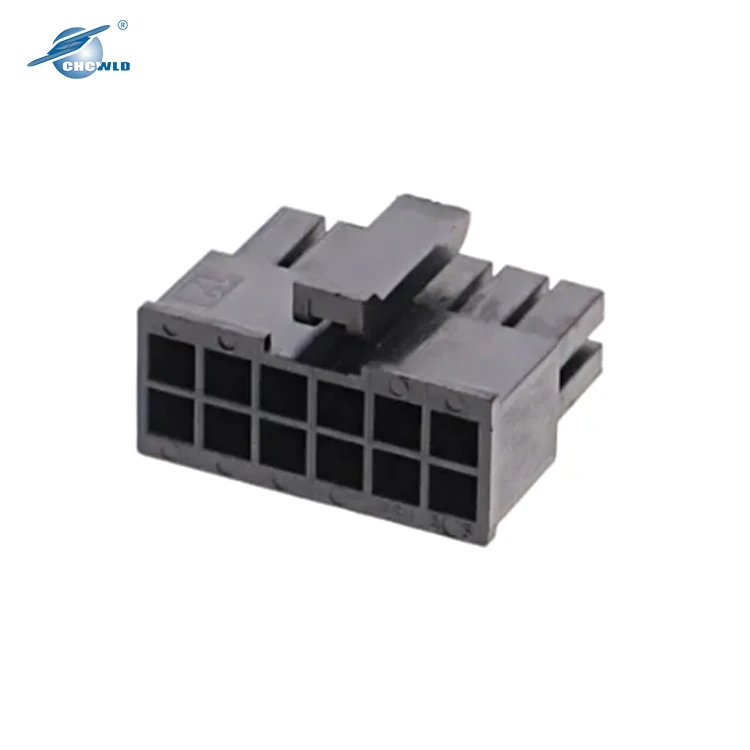 12 Pin Female Wire To Wire Connector Housing Dual Row Micro-fit 3.0mm Pitch Molex 430251200 ...