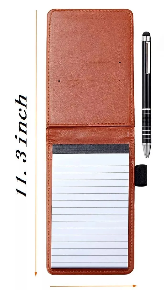 Factory Custom Logo Pu Leather Soft Cover Notepad Notebook Mini Memo ...