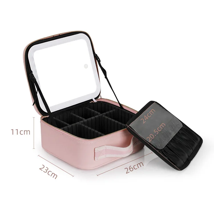 Portable Luxury Carrying Suit Vanity Case Mirror Travel Boxes ...