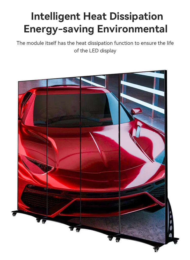 P2.5 Led Video Display Movable 4k Led Display Screen Customized Size ...