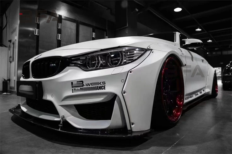BMW 4 Series M4 F82 F83 Upgrade Lb-Style Wide-Body Body Kit