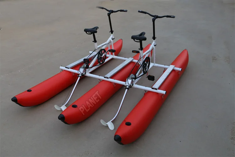 Floating Portable Yellow Water Cycle Sports Bike Inflatable Water Bottle Bike For Sale - Buy ...