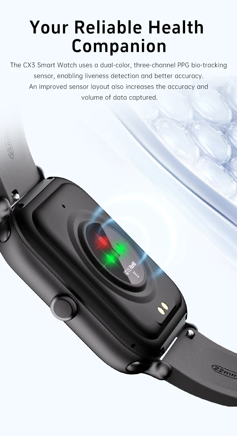 Starmax CX3 Smart Watch - Advanced Fitness & Health Tracker