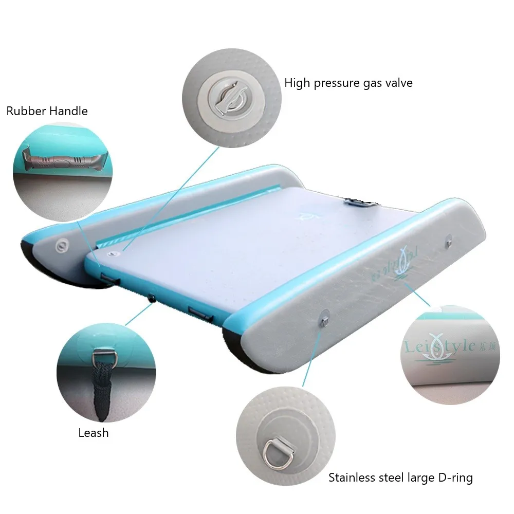 Inflatable Floating Dock - Durable & Adjustable Platform