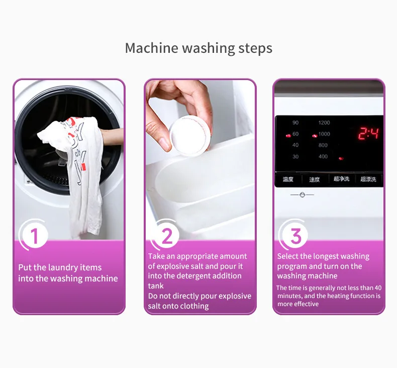 High Quality Color-Safe Laundry Detergent Powder Oxygen Bleach