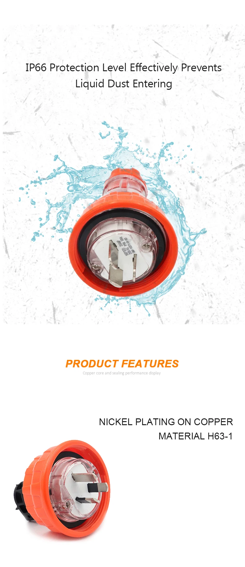 Hot Sale As/nzs Australian Standard Single Phase 250v 15a 56p315 ...