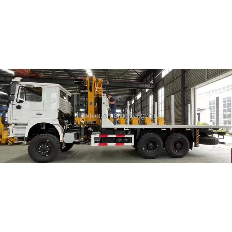 SINOTRUK HOWO 6x6 LHD RHD 20T Self-Loading Flatbed Truck