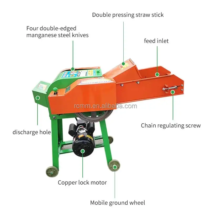Chaff Cutter Machine - High Productivity for Animal Feed
