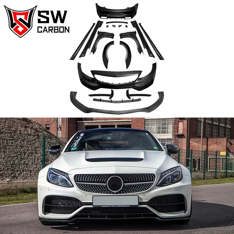 Mercedes-benz W205 C-Class AMG C43 C63 Body Kits