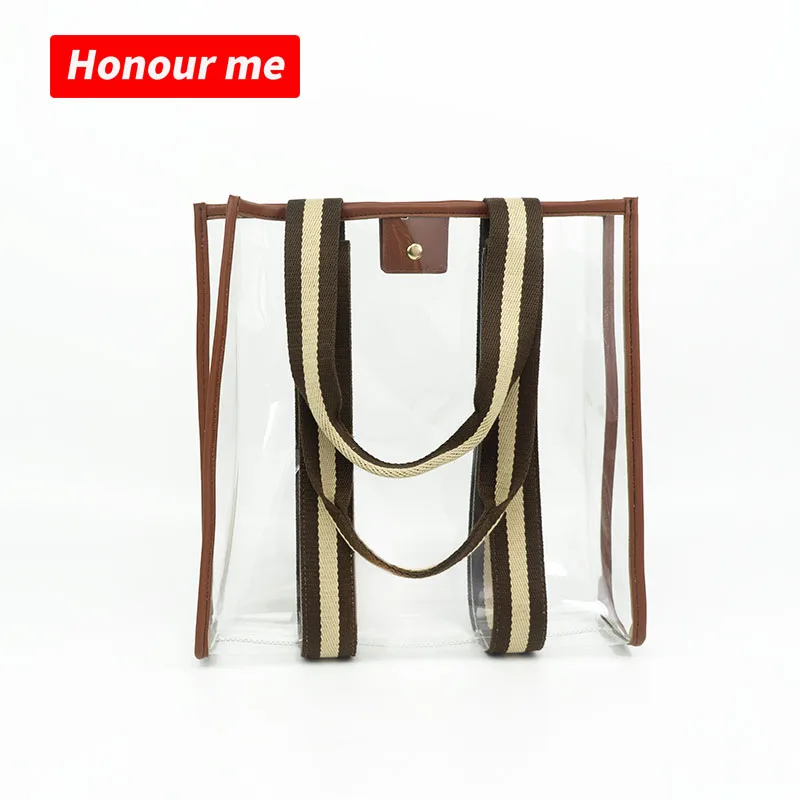 Wholesale Clear PVC Tote Bags - Water Resistant & Stylish