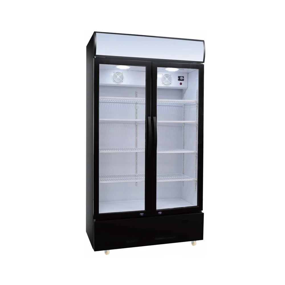 Commercial Glass Door Beverage Cooler Fridge Display Showcase Equipment ...