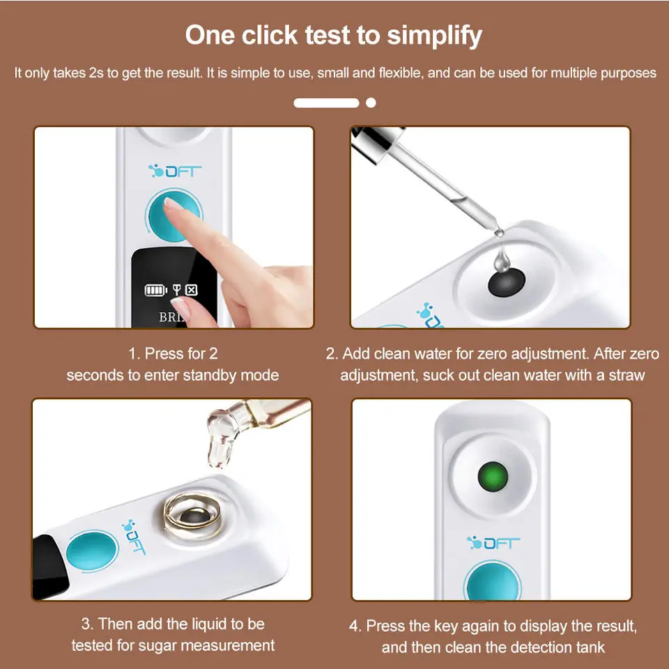 Accurate Coffee Refractometer - Difluid TDS Precision