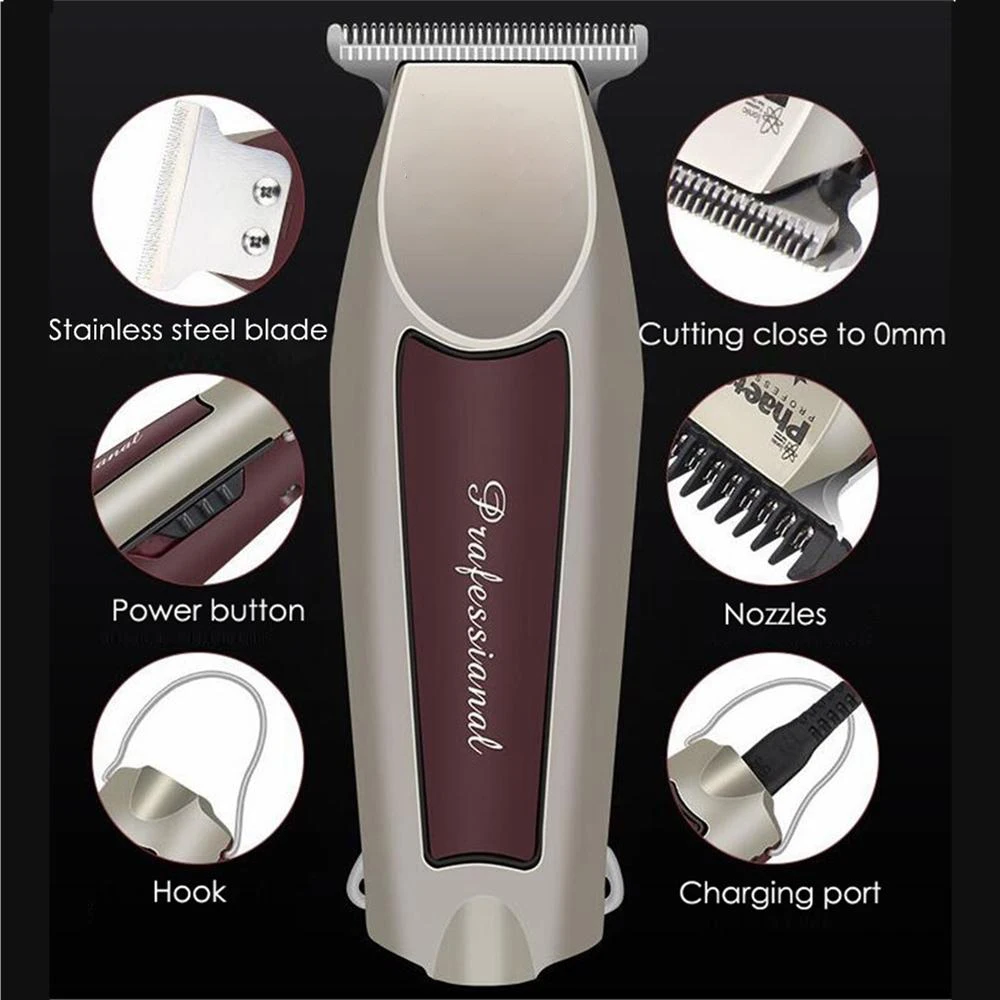 Professional Hair Rechargeable Electric Hair Trimmer Best Haircut ...
