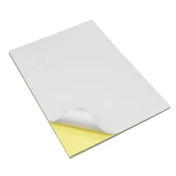 Premium Printable A4 Sticker Paper White Woodfree Sticker Writing Paper ...