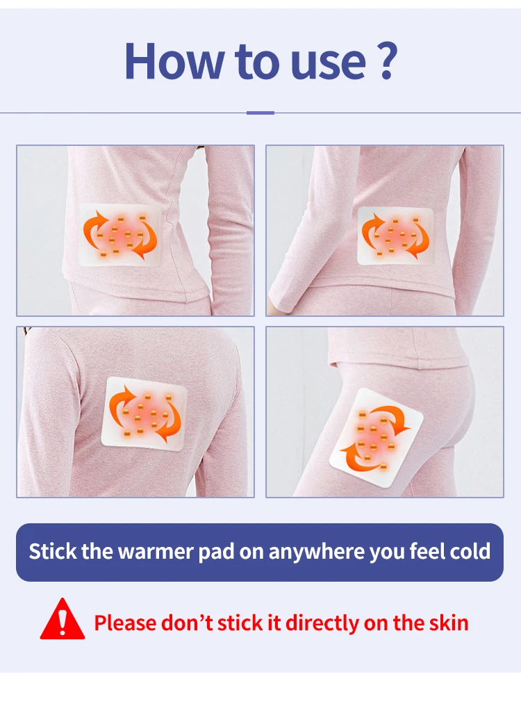 Oem Factory Heat Body Patch Heat Pain Relief Patch For Women - Buy Heat ...