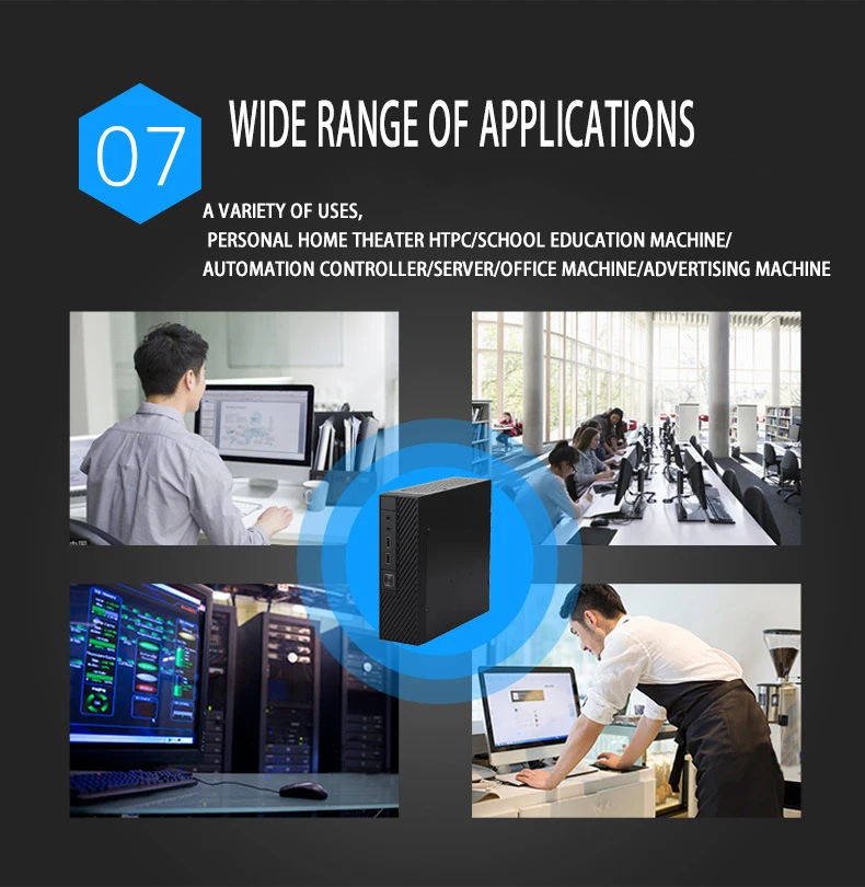 Custom Mini Sktc Mini Itx Case Htpc Chassi Office Motherboard