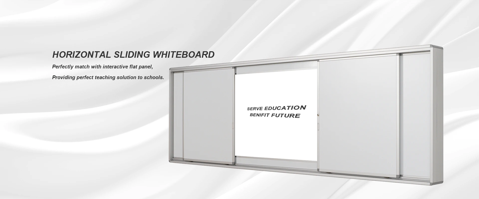 LONBEST Ceramic Sliding Whiteboard - Durable & Versatile