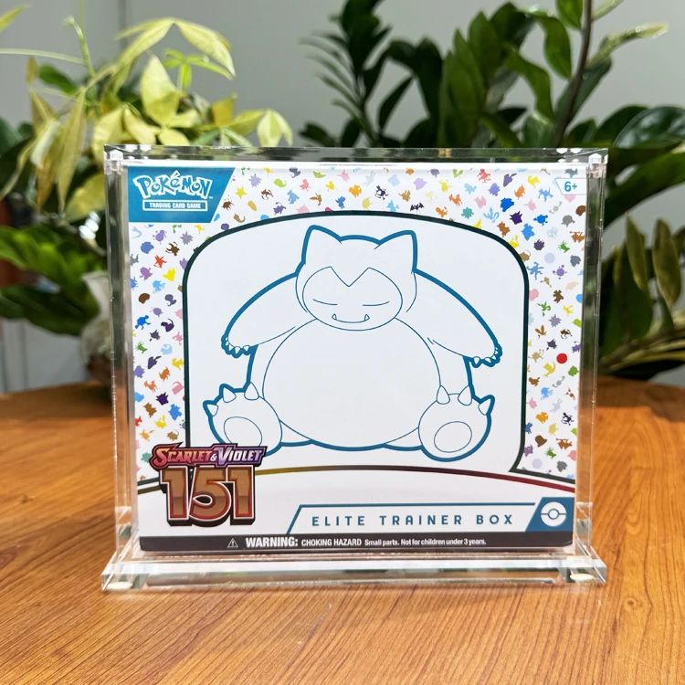TCG Factory Hot Selling Pokemon ETB Acrylic Case Booster Box