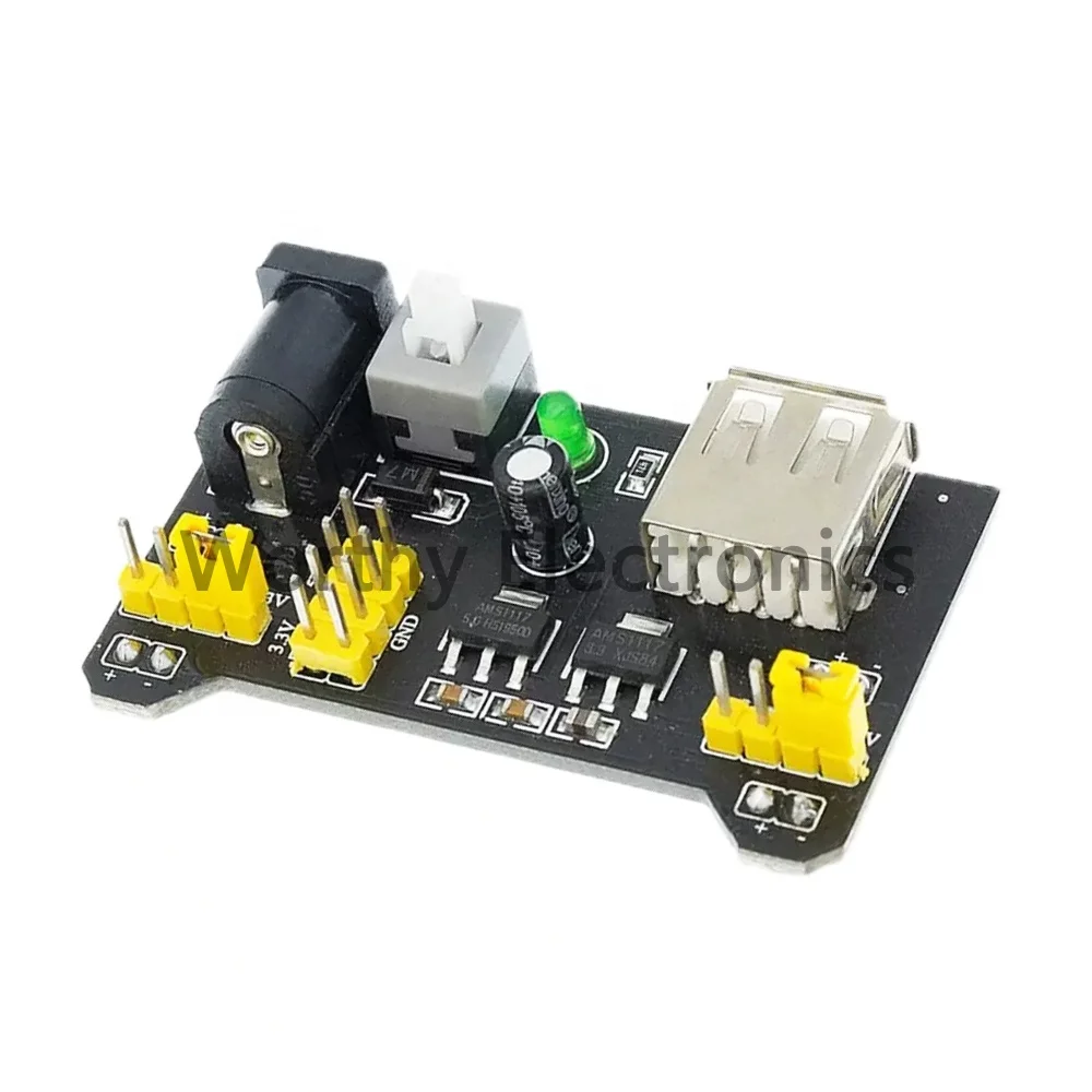 Breadboard Special Power Module Is Compatible With 5v And 3.3v Mb-102 ...