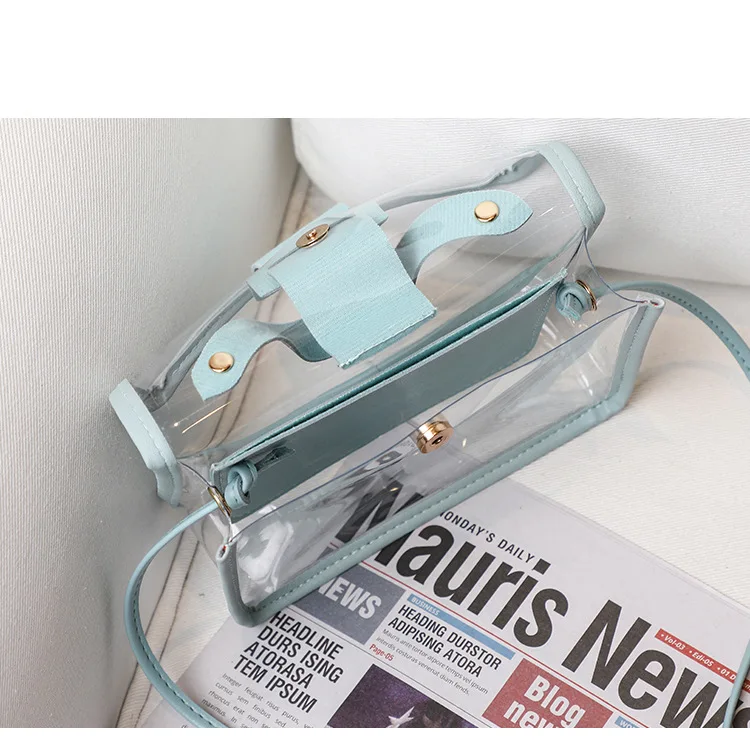 Transparent Ladies Shoulder Bag, Transparent Bags for Gifts Multiple ...