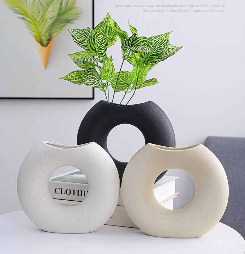 Factory Direct Sale Modern Nordic Minimalist Unique Shaped Ceramic ...
