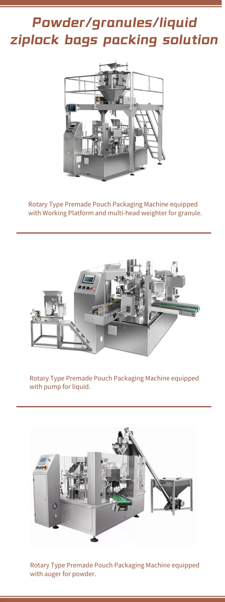 High Reliability Rotary Pneumatic Automatic Eco-Friendly Ziplock Bag ...