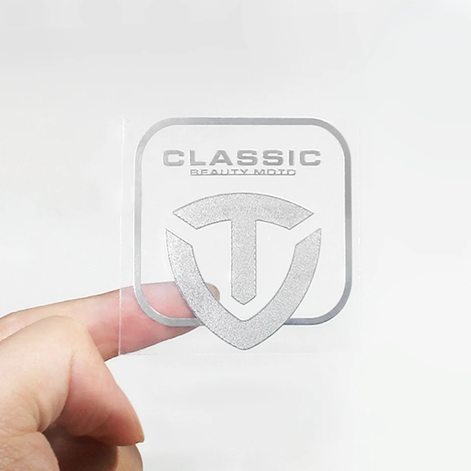 Custom Printed 3d Logo Transfer Stickers Labels Electroformed Metal ...