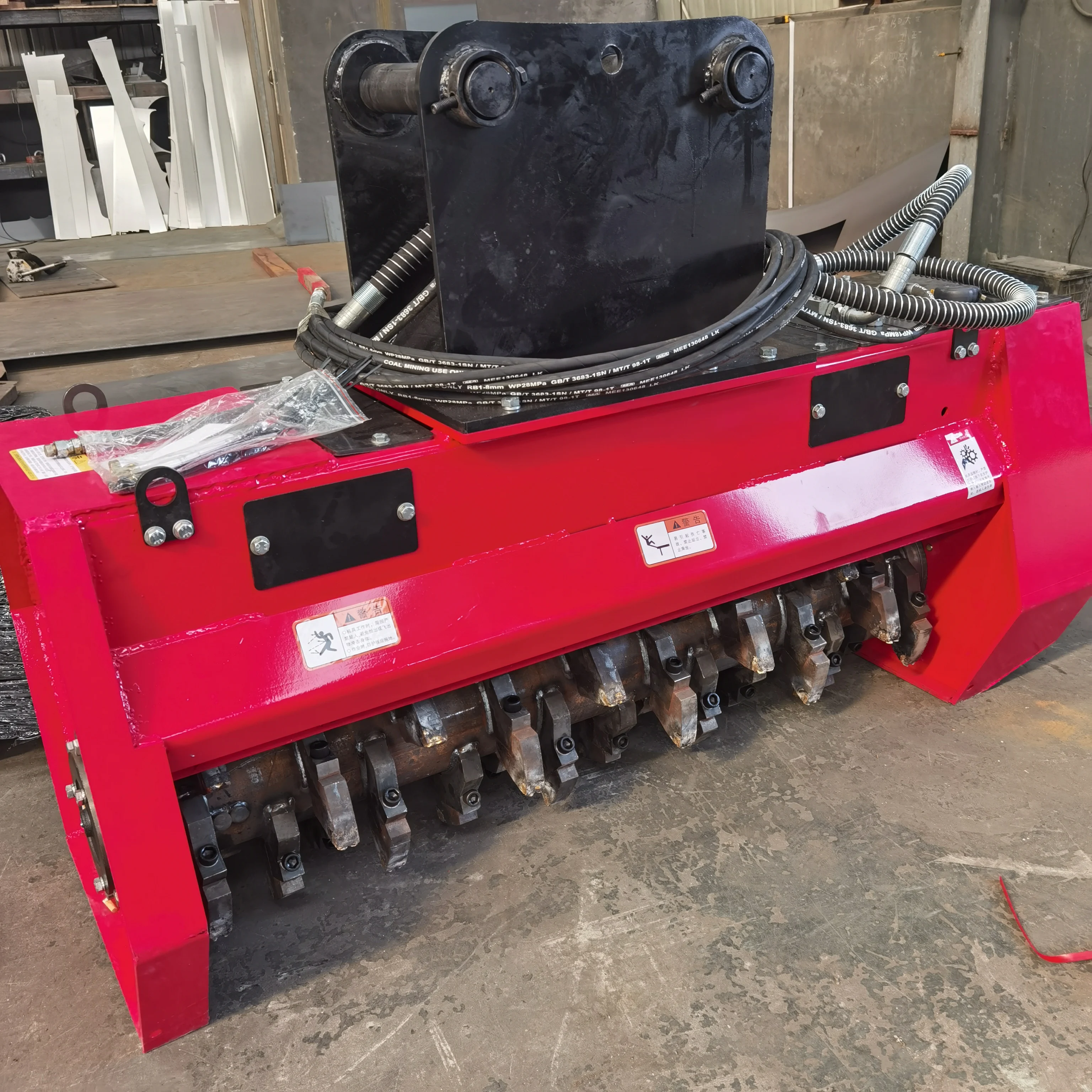 2024 Excavator Hydraulic Flail Mower Mulcher Excavator Lawn Mower ...