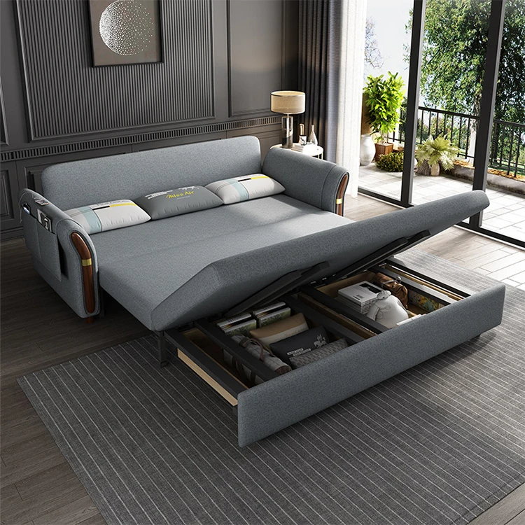 Multi-purpose Sofa Cum Bed - Versatile Fabric Folding Sleeper
