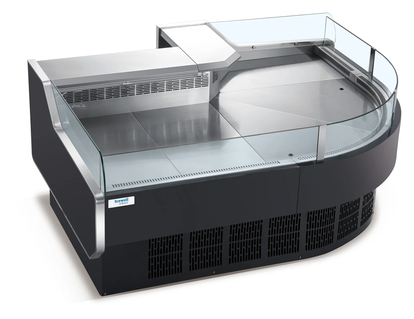 Vertical Beverage Showcase Freezer - High Quality Display