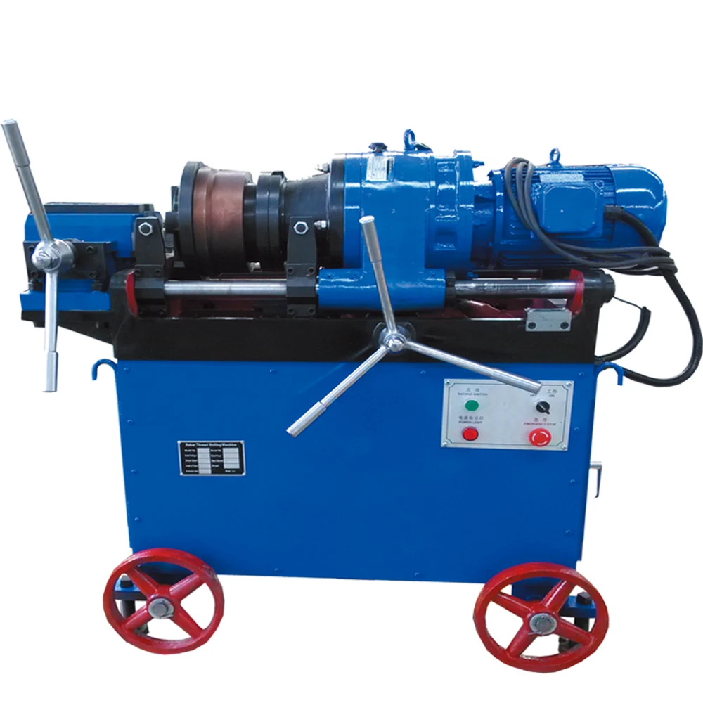 Portable rebar thread cutting machine with chaser rebar threading ...