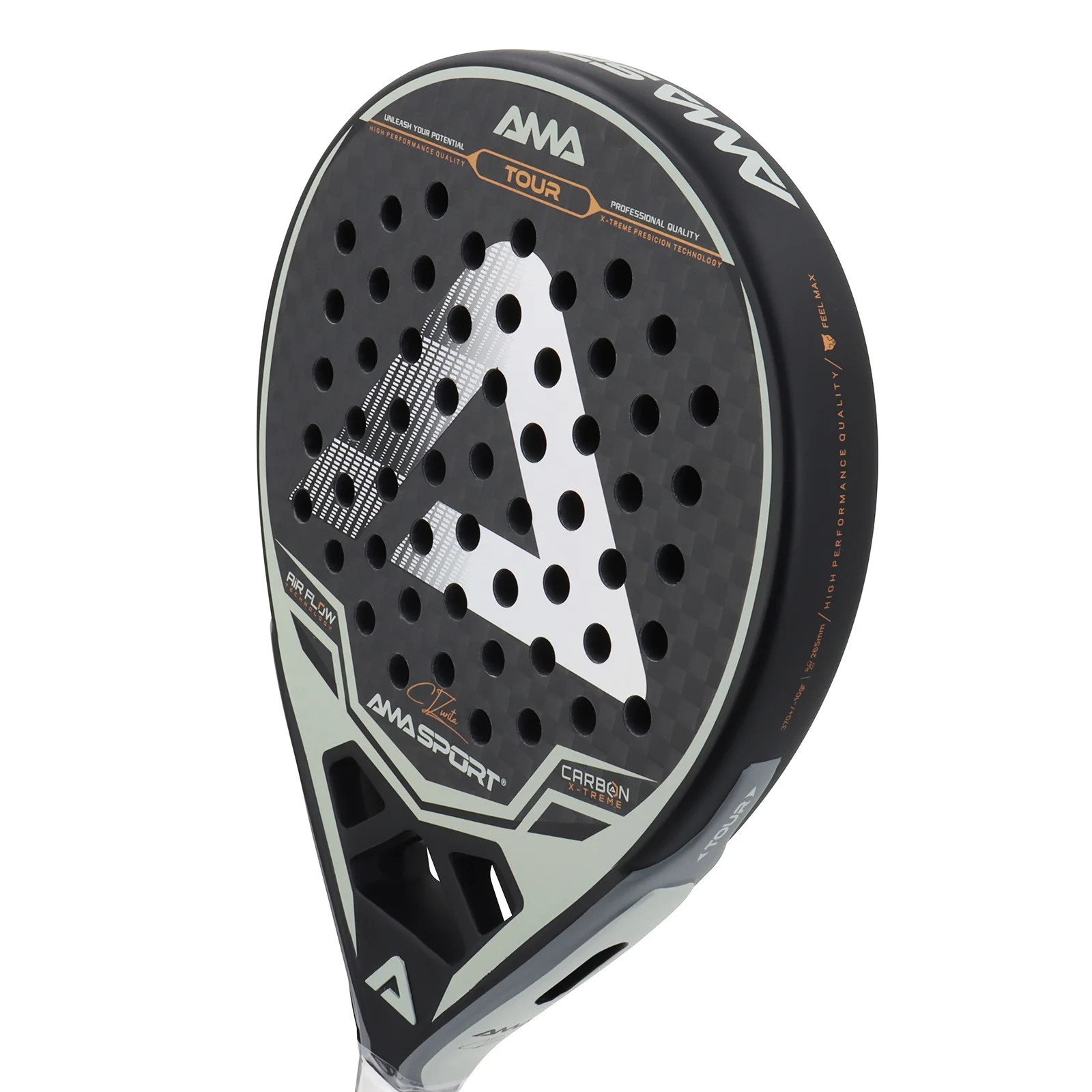 Special Air Throat Premium Padel Tennis Rackets Custom Carbon Fiber ...