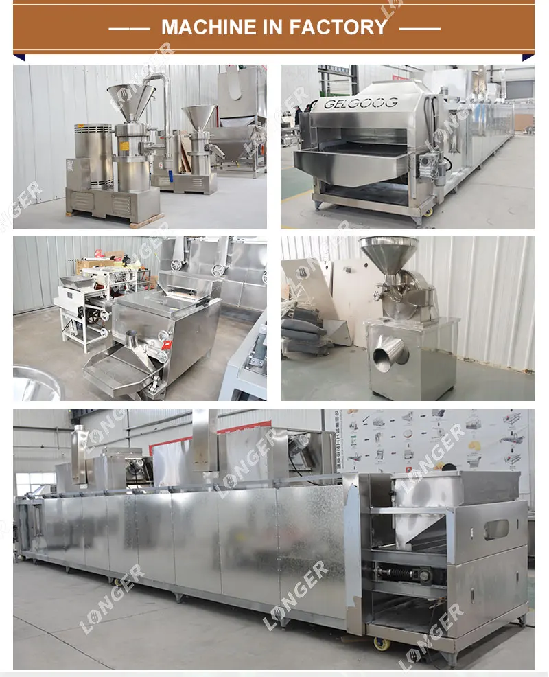 Full Automatic Cacao Nib and Butter Powder Production Line