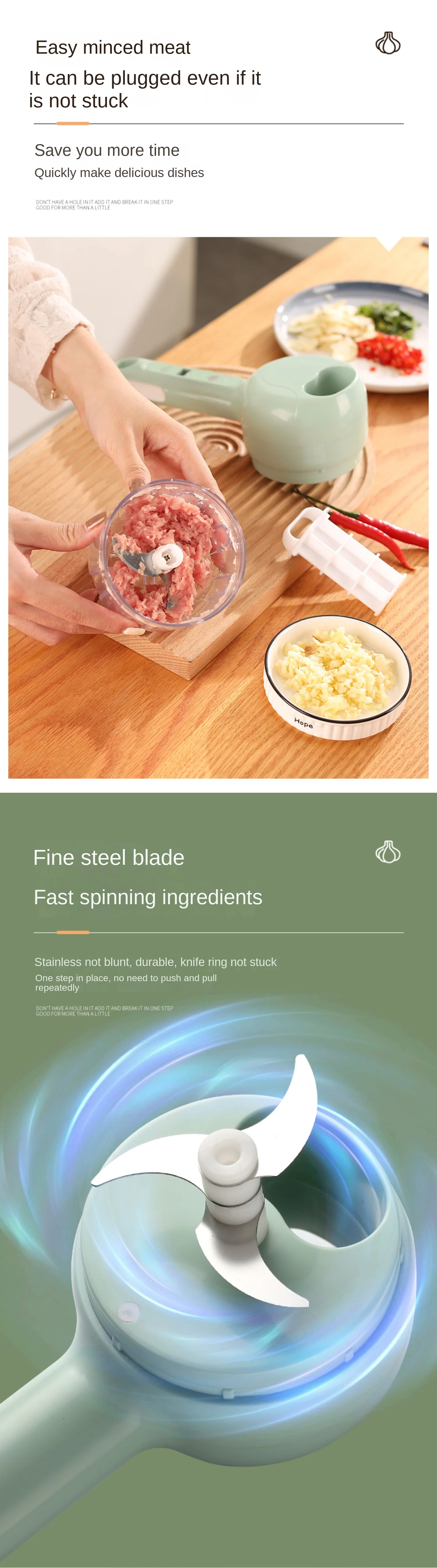 2023 Mini Portable Multifunctional Blender Wireless Waterproof Handheld ...