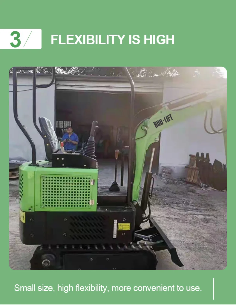 Small Mini Excavators Machine 3t 4t 5t 4 5 3 Ton Crawler Bagger Digger ...